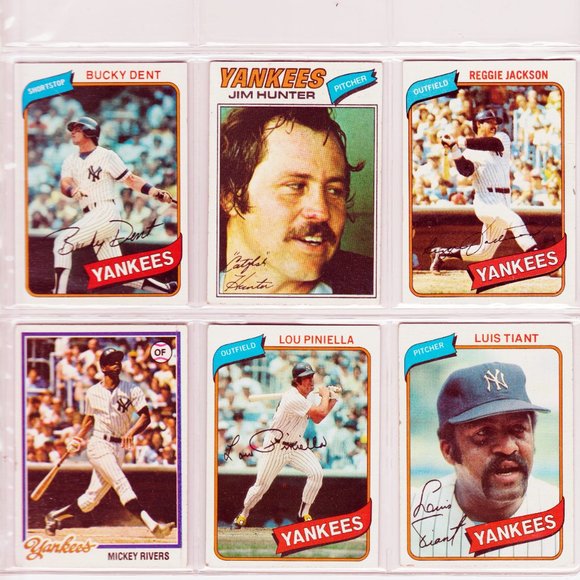 Topps | Other | New York Yankees Baseball Cards Set Signed | Poshmark